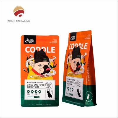 China Custom Gravure Printed Pet Food Pouch with Zipper, 10 Color Options, Moisture Proof for sale