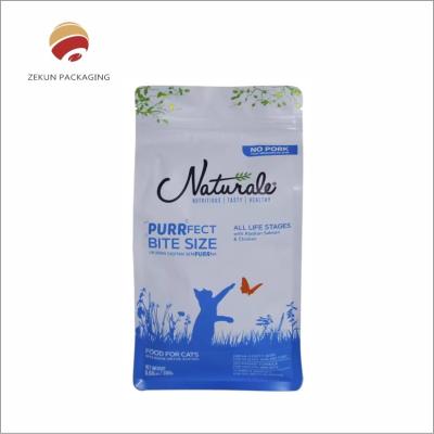 China Customizable Pet Food Pouch Moisture Proof with Resealable Zipper 10 Colors Gravure Printing for sale