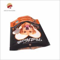China Custom Moisture Proof Resealable Pet Food Pouches Gravure Printing Up to 10 Colors for sale