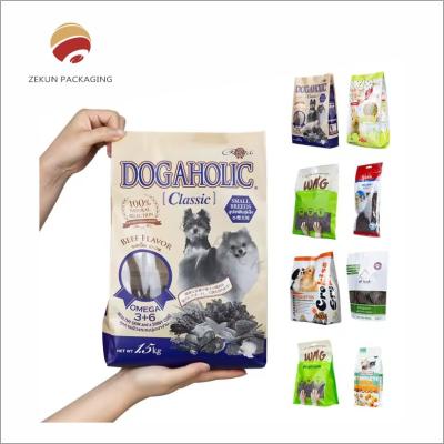 China Custom Zipper Top Pet Food Packaging Bags Moisture Proof Matt Finish 30000pcs MOQ for sale