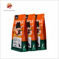 China Custom Pet Food Pouch Moisture Proof Zipper Top Gravure Printing Up to 10 Colors for sale