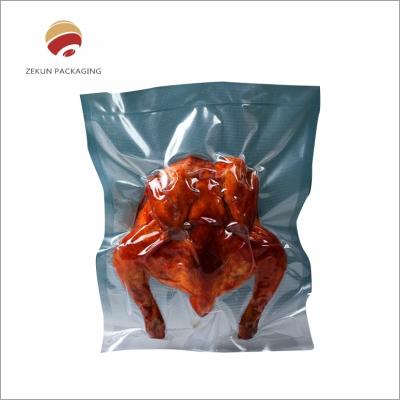 China Transparent Food Vacuum Bags 200mm Length 3 Mil Thickness for Salmon Meat Packaging for sale
