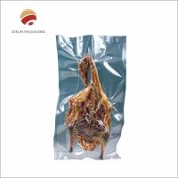 China Customized Food Vacuum Bag 200mm Length Zipper or Heat Seal for Salmon Storage for sale