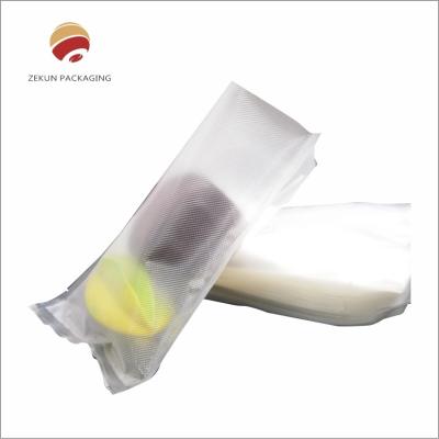 China Custom Printed PA/PE Food Vacuum Sealer Bags 3 Side Clear for Freshness Preservation for sale