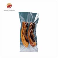 China Custom Logo Printed Sustainable Nylon Food Vacuum Bags 3 Side Clear PA/PE Heat Sealer Packaging for sale