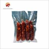 China Custom PA/PE 3 Side Clear Food Vacuum Bag for Meat and Snacks Preservation for sale