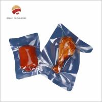 China PA/PE Vacuum Sealer Bags for Chicken Food Preservation 3 Side Seal Custom Size for sale