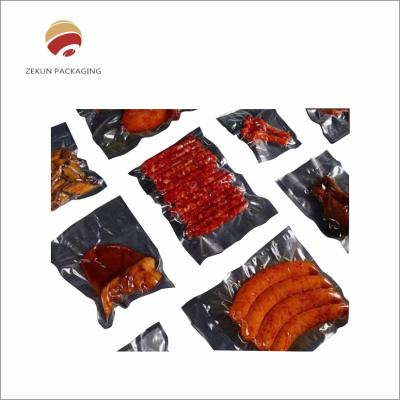 China Eco Friendly Multicolor Gravure Printing Food Vacuum Bag PA PE 3 Side Seal for sale