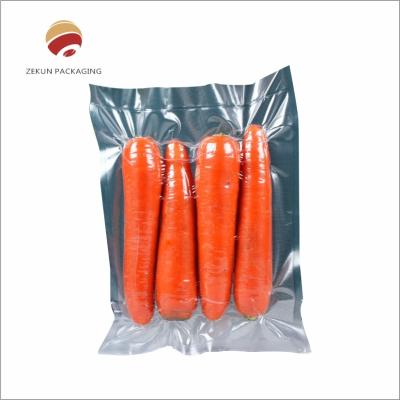 China Custom PA/PE Food Vacuum Bags 3 Side Seal with CMYK Printing Up to 10 Colors for sale