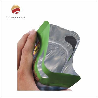 China Custom Resealable Stand Up Zipper Bags for Tea Packaging 30g to 5kg Moisture Proof for sale