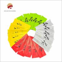 China Custom Printed Tea Plastic Pouch Aluminum Foil With Zipper Top for sale