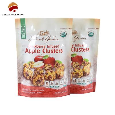 China Custom Printed Resealable Stand Up Food Bags PET/AL/PE Moisture Proof 10 Colors Gravure for sale