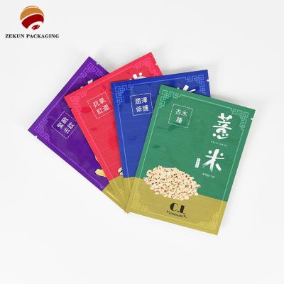 China Custom PET/PE Zip Lock Food Pouch Matt Finish Tea Packaging Bags Up to 10 Colors for sale