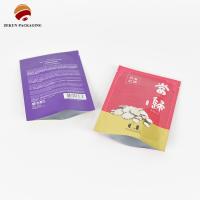 China Custom PET/PE Zip Lock Food Pouch Matt Finish Tea Packaging Bags Up to 10 Colors for sale