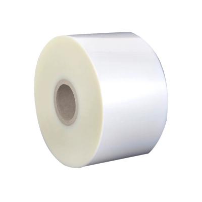 China Glossy Transparent BOPP Film Roll 12-50 Microns for Bottle Labels and Packaging for sale