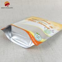 China Kraft Paper Zipper Lock Food Packaging Bag Odor Proof 6-12 Month Shelf Life for sale