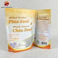 China Kraft Paper Zipper Lock Food Packaging Bag Odor Proof 6-12 Month Shelf Life for sale