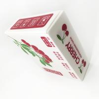 China Custom Corrugated PP Lychee Fruit Gift Box 4mm Abrasion Resistance Retain Freshness for sale