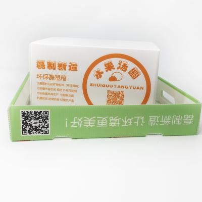 China FDA Plastic Corrugated Foldable Boxes Waterproof Abrasion Resistance for sale