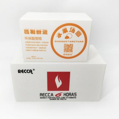China Plastic Corrugated Foldable Beverage Packaging Box 2mm to 5mm Thickness Waterproof for sale