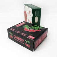 China 3.5mm Apple Cherry Plastic Corrugated Foldable Boxes Anti - Mold CMYK for sale