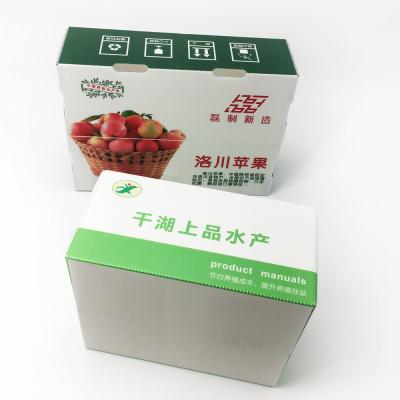 China Custom Waterproof Peach Fruit Packing Carton 4.0mm Retain Freshness Food Shortage for sale