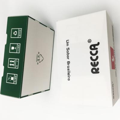 China Custom 3mm Corrugated PP Plastic Packaging Box for Vegetables Reusable 2000pcs for sale