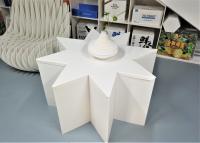 China ISO9001 Polygonal Corrugated Plastic Table 5mm Thickness Customizable Inorganic PP Composite for sale