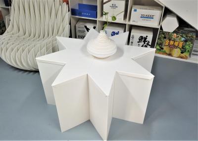 China ISO9001 Polygonal Corrugated Plastic Table 5mm Thickness Customizable Inorganic PP Composite for sale