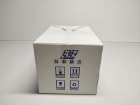 China Inorganic Powder White Shipping Boxes 3mm E Flute Corrugated for sale