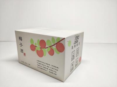 China 5mm Corrugated Liquor Bottle Gift Box 32 Ect Lightweight for sale