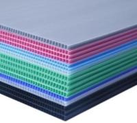 China Leiser Inorganic Plastic Composite Corrugated Hollow Sheet 4mm Eco-Friendly Degradable Board for sale