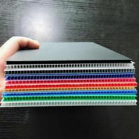 China SGS Corrugated Plastic Leiser Hollow Soffit Board Anti-Virus for sale