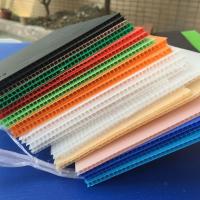 China 0.157'' Corrugated Plastic Sheet Antibacterial Leiser PP Hollow Board for sale