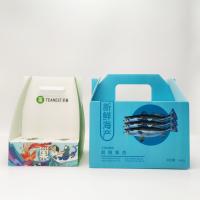 China ODM 2mm Anti Virus Take Out Food Packaging Box with Handle Custom Corrugated Carton for sale