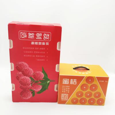 China Antistatic Corrugated Plastic Packaging Boxes with Handles for Fruit 500000pcs for sale