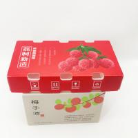 China Leiser Anti Rodent Hand Carry Box CMYK Fruit Corrugated Plastic Carton 500000pcs for sale