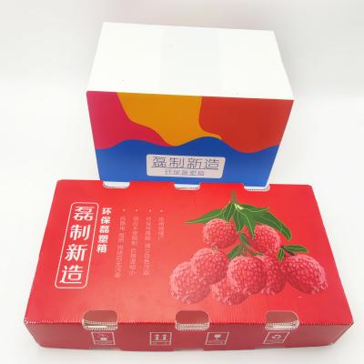 China Custom 2-5mm Corrugated Plastic Packaging Boxes Leiser Recycling Carton for Fruit Storage for sale