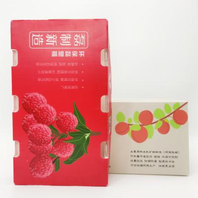 China Leiser Anti Rodent Hand Carry Box CMYK Fruit Corrugated Plastic Carton 500000pcs for sale