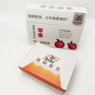 China Custom Hand Carry Corrugated Box Rectangle Matt Lamination White 500000pcs per Month for sale