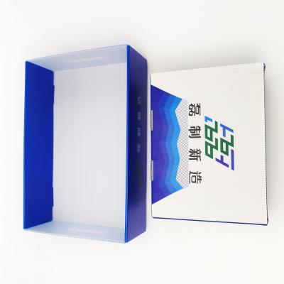 China Durable Reusable Corrugated Boxes Inorganic Powder Plastic 600x400mm Stackable for sale