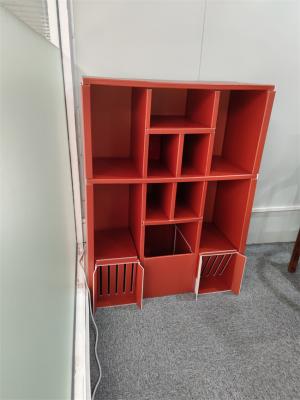 China Tea Storage Corrugated Diy Cardboard Wall Shelf Standing Waterproof for sale