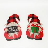 China Eco Friendly Corrugated Plastic Christmas Window Stickers Light Duty Indoor Decor Custom Print for sale