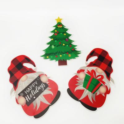 China Light Duty Corrugated Plastic Christmas Decorations HD Design for sale