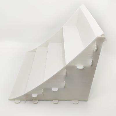 China OEM Custom Degradable Cardboard Shelf Display Bookshelf Antistatic 80x40cm for sale