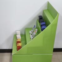 China Green Anti Mold Corrugated Plastic Display Shelf 750 Gsm 2-5mm Thickness for sale