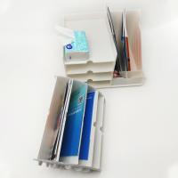 China Leiser Corrugated Plastic Display HD File Shelf Cardboard for sale