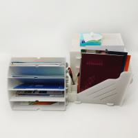 China SGS Corrugated Plastic Display Rack 1300gsm HD Cardboard Shelf for Retail for sale