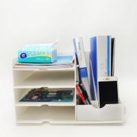 China Leiser Corrugated Plastic Display HD File Shelf Cardboard for sale