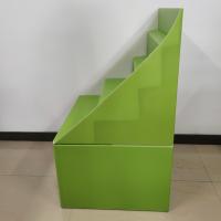 China PP Composite Corrugated Cardboard Box Shelves Stands HD Printing for sale